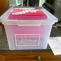 Printable Milestone Tote Labels Instant Download School File Box Labels ...