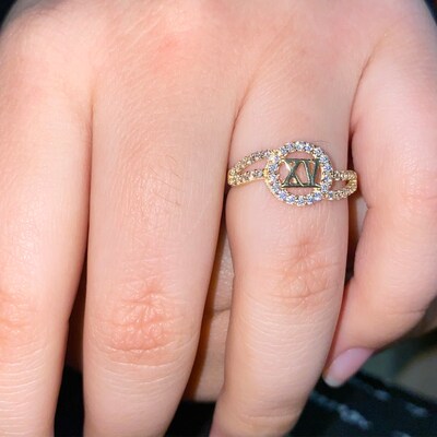 Real 10k Solid Gold Initial Ring Letter J A or M Size 6 - Etsy