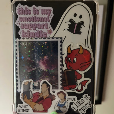 Bookish Ghost Sticker Cute Ghost Sticker Spooky Sticker Vinyl Sticker ...