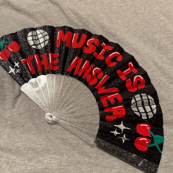 Rave / Name Fan - Etsy