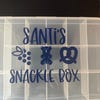 Personalized Snack Box, Snacklebox, Snackle Box, Lunch Box, Bento Box ...