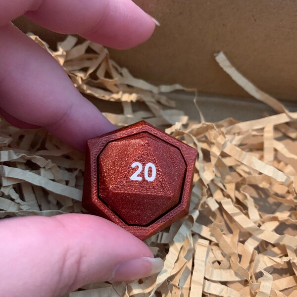 3D Printed Panic Button Fidget Clickers, Big Red Stop Button Clickers ...
