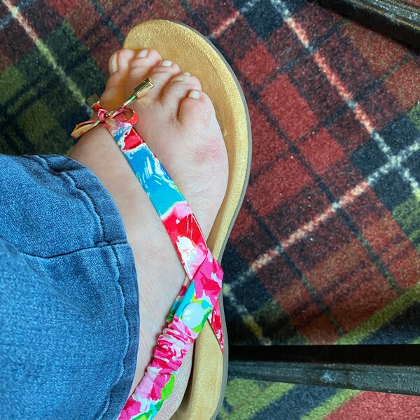 Black Flip Flop Back Straps / Shoe Accessories - Adults and Children ...