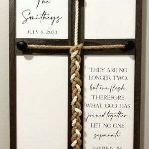 A Cord of Three Strands Unity Ceremony Braided Cross Wedding - Etsy