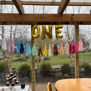 Mini Number Balloon Inflated With Cup & Stick Silver Foil Mylar With ...