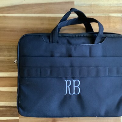 Monogrammed Laptop Sleeve, Custom Laptop Tablet Case, Personalized ...