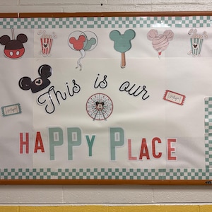 Boho Bulletin Board Kit, Retro Classroom Decor Groovy Classroom - Etsy