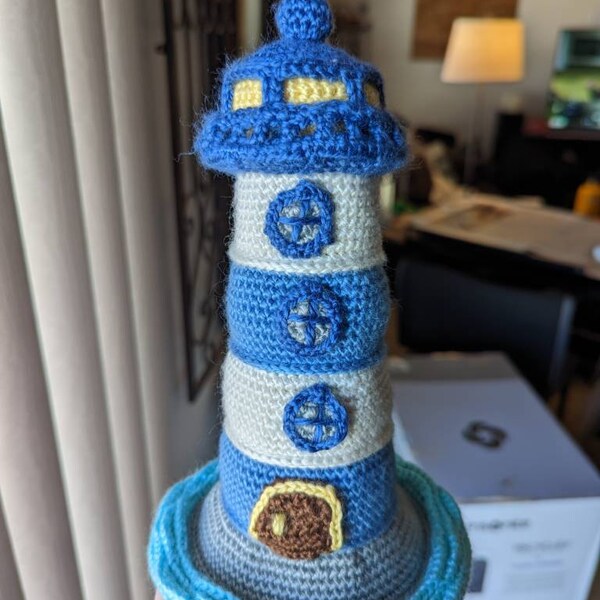 Crochet PATTERN Lighthouse - Crochet Lighthouse - Pdf Pattern ...