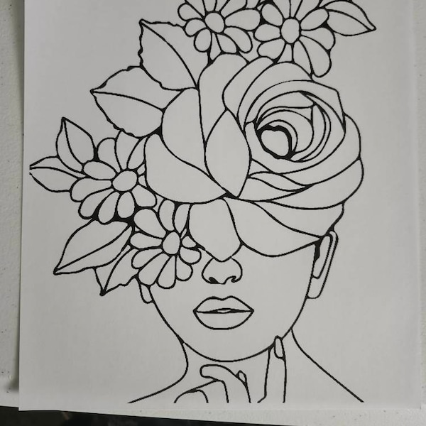 Ladies Night Roses Paint Party Kit, Sip and Paint Printables Party or ...