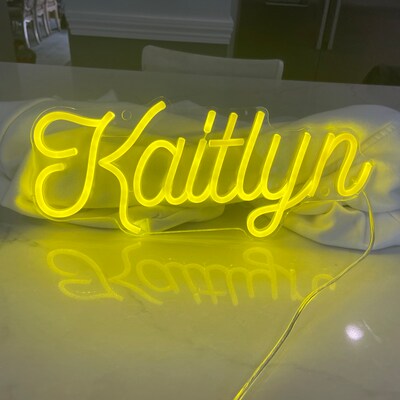 Custom Neon Sign Neon Sign Personalized Gifts Wedding Signs Family Name ...