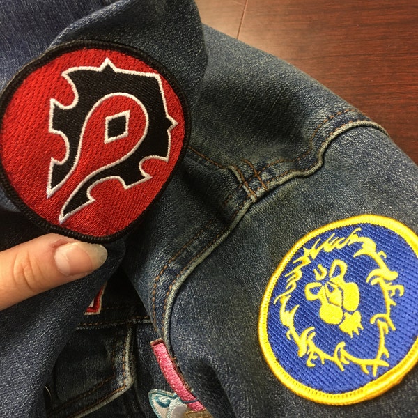 World of Warcraft Embroidery Patch - Alliance & Horde - Etsy