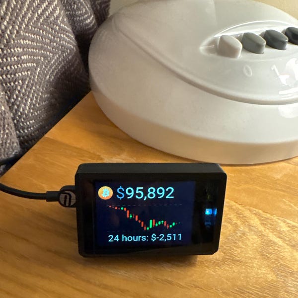 Bitcoin Price Ticker | Mini | LED Display | Customisable Frame - Etsy