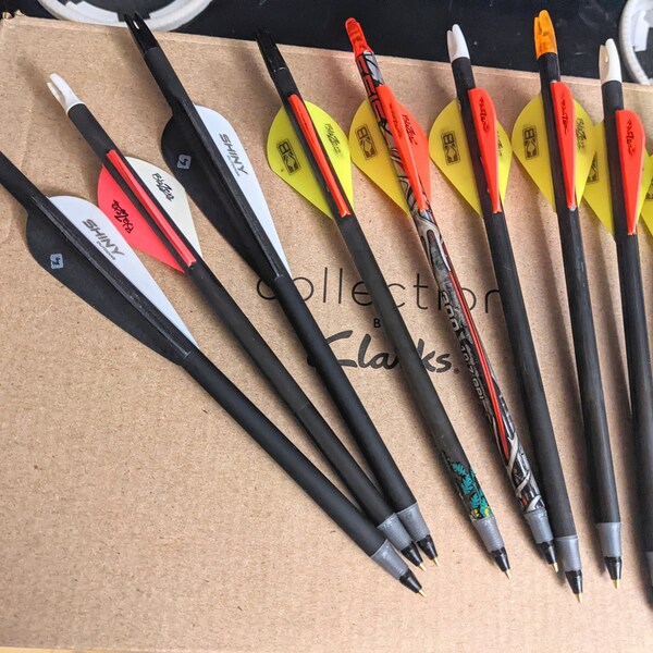 You Pick Colors Archery Themed Keychain, Backpack Zipper Fob, Real Carbon Arrow - Etsy