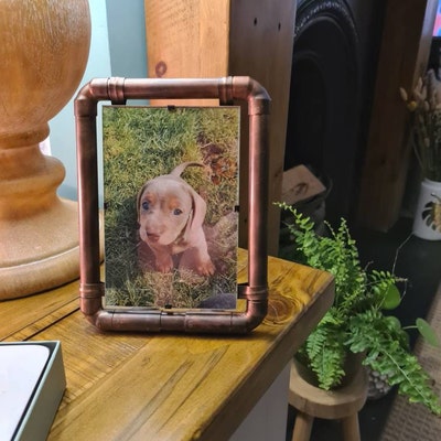Copper Pipe Photo Frames - Etsy