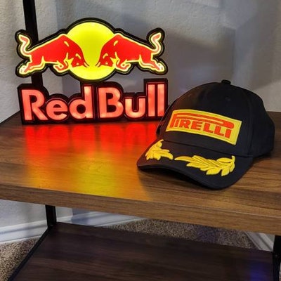 Red Bull LED Sign Display Shelf Racing Sign - Etsy