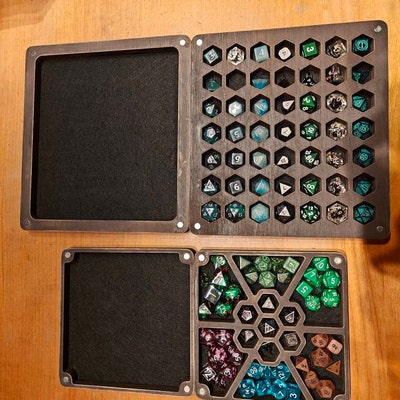 Dice Box Wooden Dice Holder Chest Wood Dice Storage - Etsy