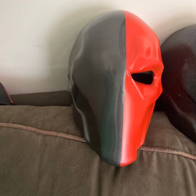 Deathstroke Helmet Mask and Backplate. Cosplay Costume. - Etsy