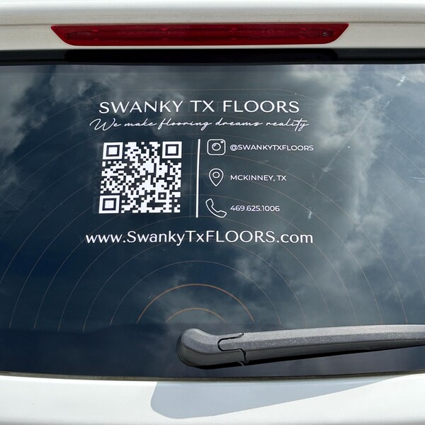 Business Qr Code Decal, Design Your Own Decal, Design Your Own Window ...