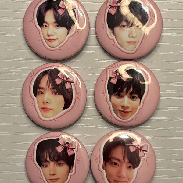 TXT Bow Buttons - Etsy