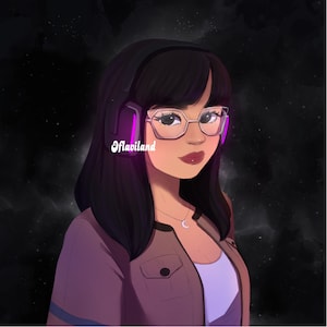 Cozy Custom Digital Portrait Drawing Cute Personalized Commission Anime ...