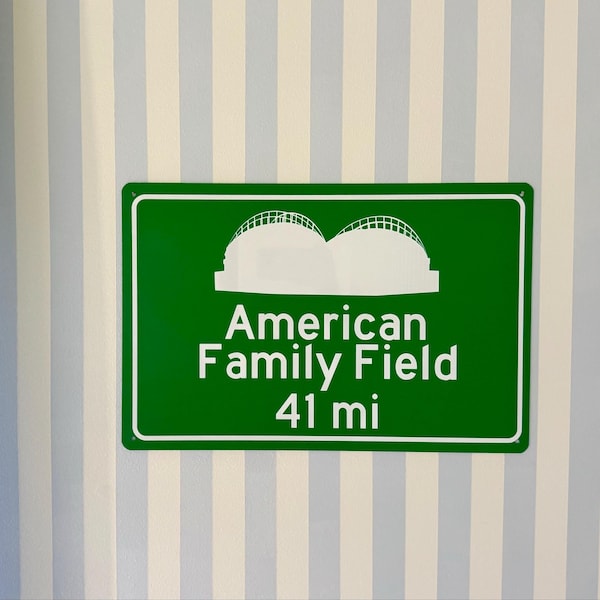 Custom Stadium Road Sign - Pick Your Team and Customize the Distance ...