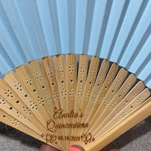 Custom Gift Wrapping Wedding Fans Rustic Fans Wedding Favor Fan ...