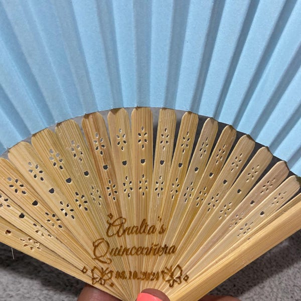 Graduation Fan Class of 2024 Custom Graduation Favor Fan Personalized ...