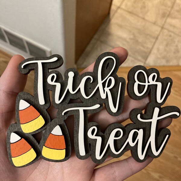 Candy Corn Decor, Candy Corn Signs, Candy Corn Tiered Tray Decor ...