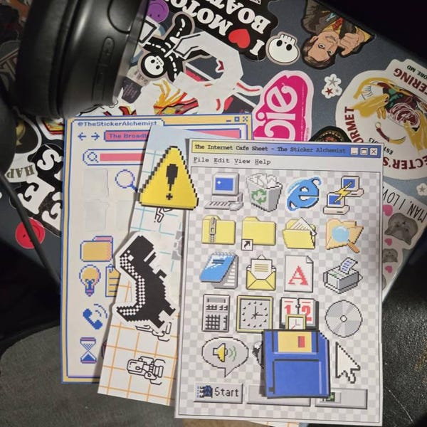 File Not Responding Computer Error Sticker Tech Humor Message Handmade ...