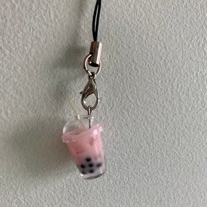 Mini Drink Boba Bubble Tea Keychain - Etsy