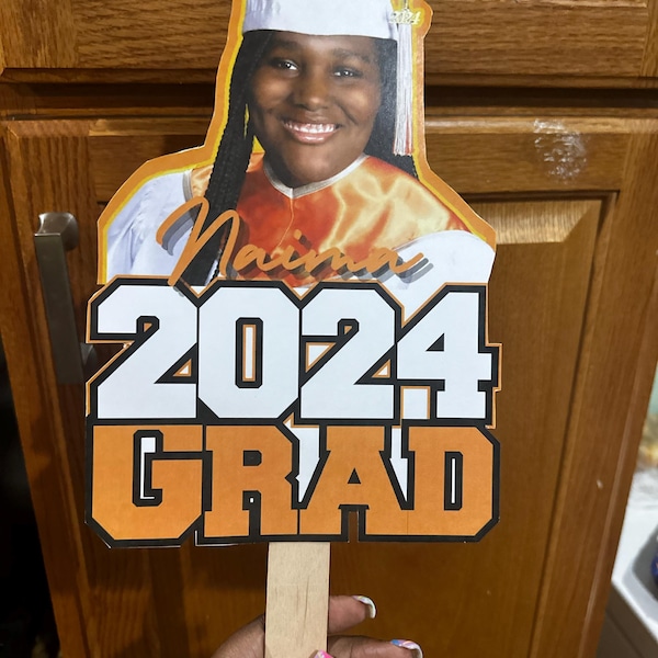 2 Graduation Fan Templates Editable in Canva, 2025 & 2026 Graduation ...