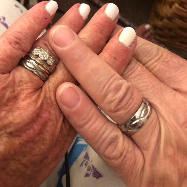 New Infinity His and Hers Set Titanium Wedding Rings - Matching Set ...