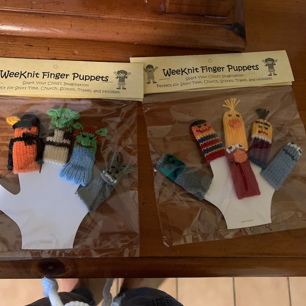 Musical Friends Finger Puppet Set (includes 4 Puppets.) - Etsy