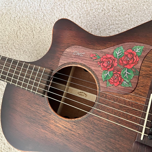 Pickguard, Pickguard Acoustic, Guitar Custom, Painting Pickguard ...