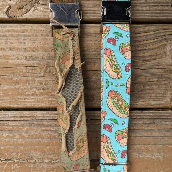 Retro Pink Flowers Dog Collar, Martingale or Flat Collar, Buckle Collar ...