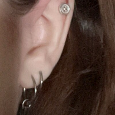 Helix Hoop Earring,sterling Silver Piercing With Spider, Insect ...