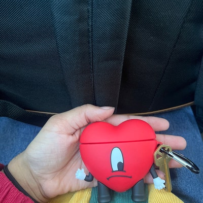 Bad Bunny Un Verano Sin Ti Heart Shaped AirPod Case El Conejo Malo ...