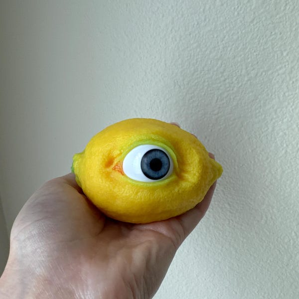 The All Seeing Lemon - Etsy Israel