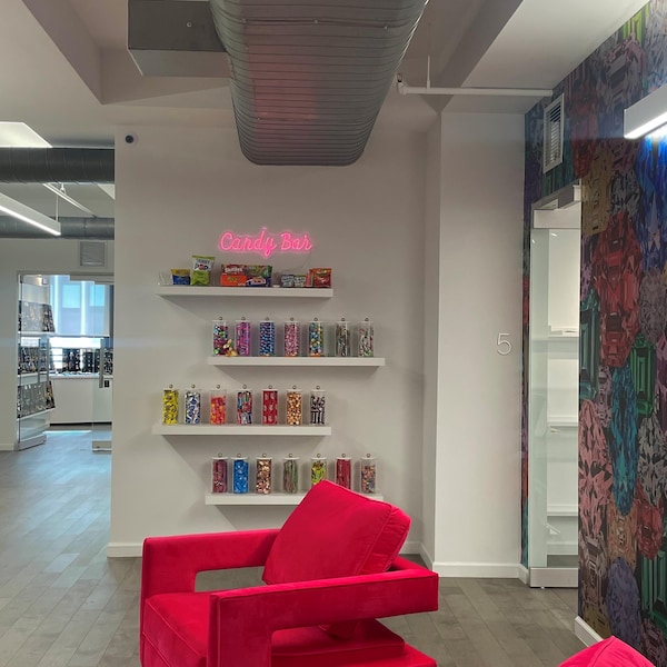 Sound Wave Neon Sign LED Neon Light Sign for Music Room Bedroom Sound ...