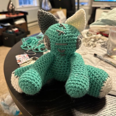 FULL PATTERN: Creepy Cute Voodoo Doll Crochet Pattern With Cat and ...