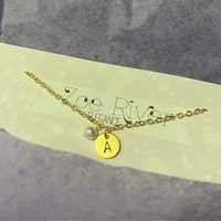 Personalized Mermaid Initial Monogram Locket Necklace. - Etsy