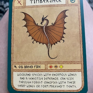 HTTYD Deck of Dragons how to Train Your Dragon Cards - Etsy