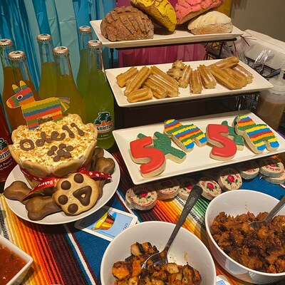 Mexican Serape Stripe Edible Cake Wrap or Donkey Piñata Cake Topper - Etsy