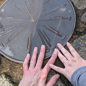 World Map Rings. Silver and Diamond Rings. Ideal for Wedding ...