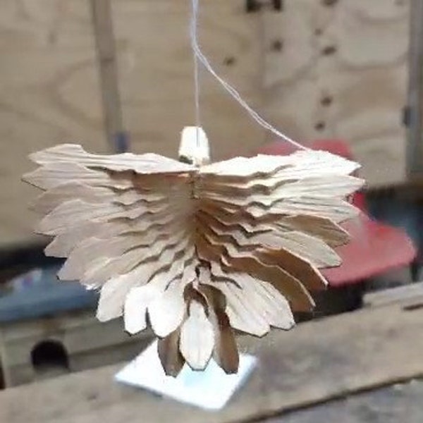 How to Make Fan Birds - Carving Instructions - Etsy