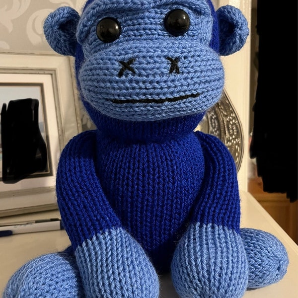 Baby Gorilla - Circular Knitting Machine Pdf Pattern - Sentro Addi ...