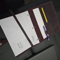 Personalized Notepad Cover, Custom Notebook Cover, Leather Journal ...