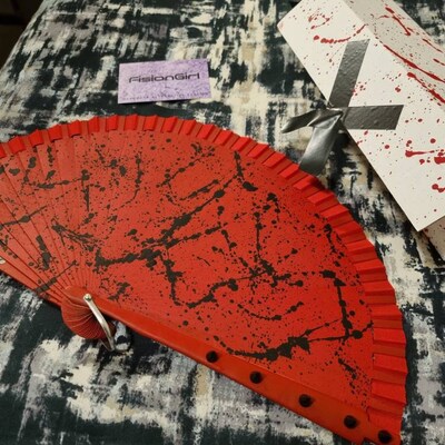 Wood Modern Hand Fan Sturdy, Rave Fan Chain Holder, Spanish Hand Fan ...