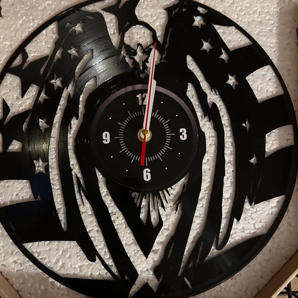 Pink Floyd Vinyl Record Clock, Music Lovers Gift, Rock Band Artwork ...