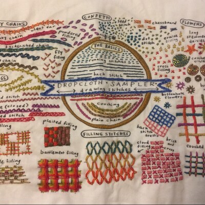 Drawing Stitches Sampler - Etsy